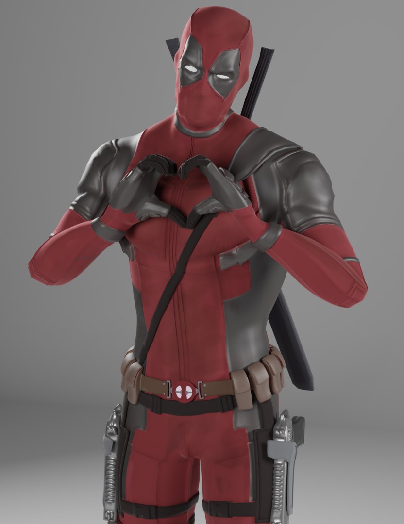 Deadpool 3D model - TurboSquid 1565261