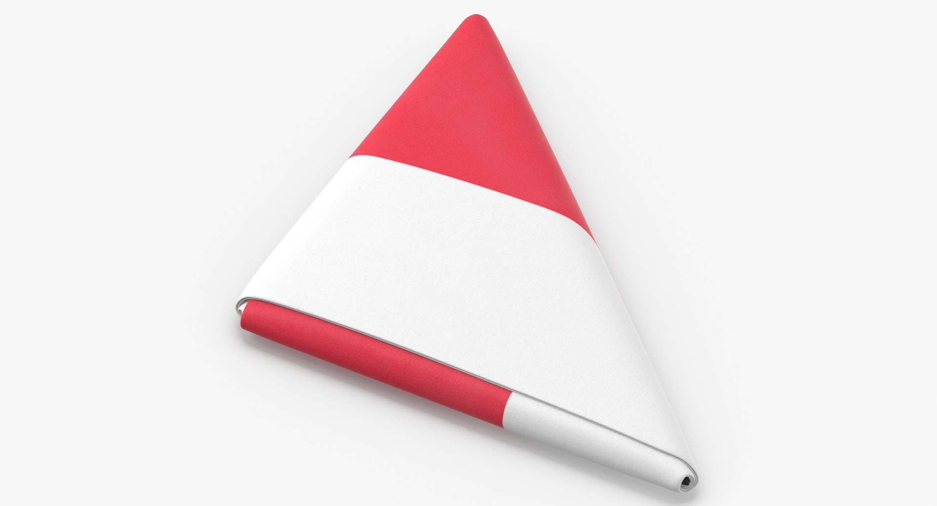 Flag folded triangle poland 3D model - TurboSquid 1571537