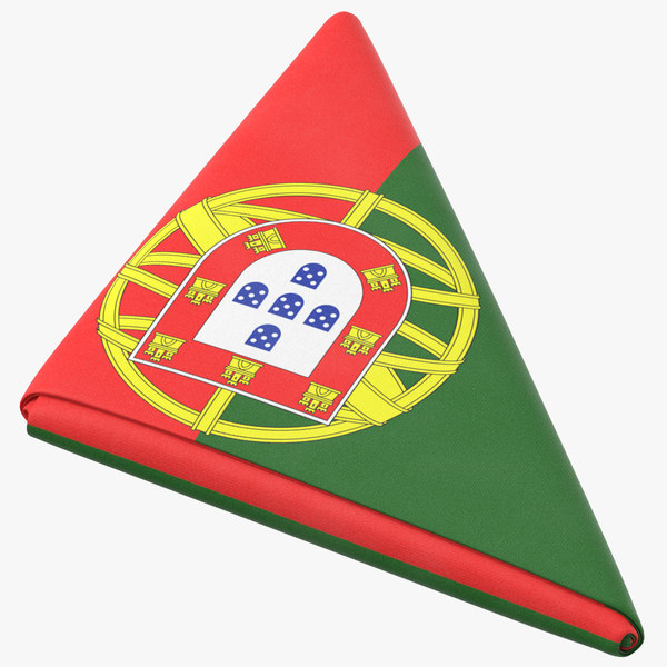 Flag folded triangle portugal 3D model - TurboSquid 1571534