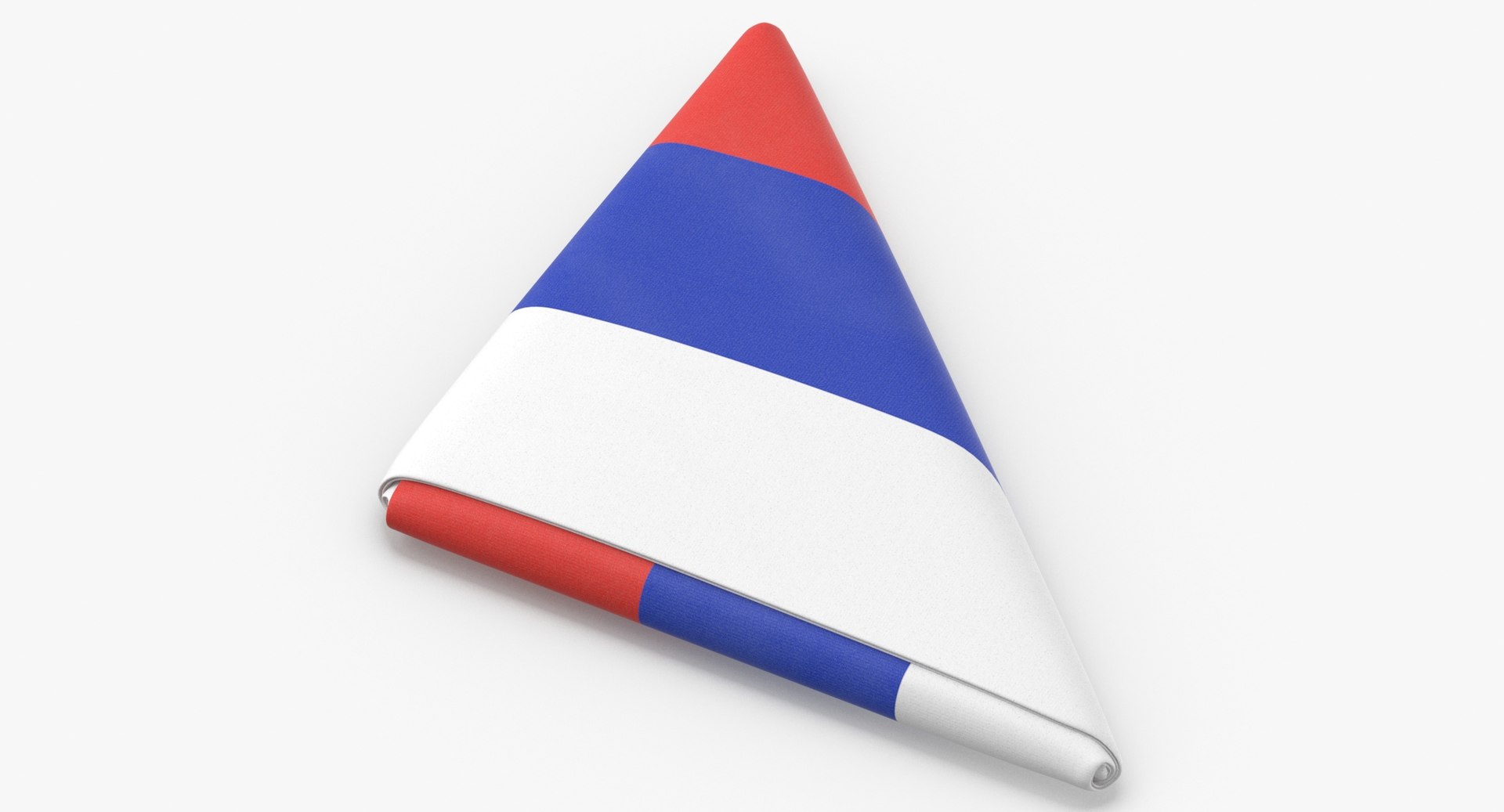 Flag folded triangle russia model - TurboSquid 1571530