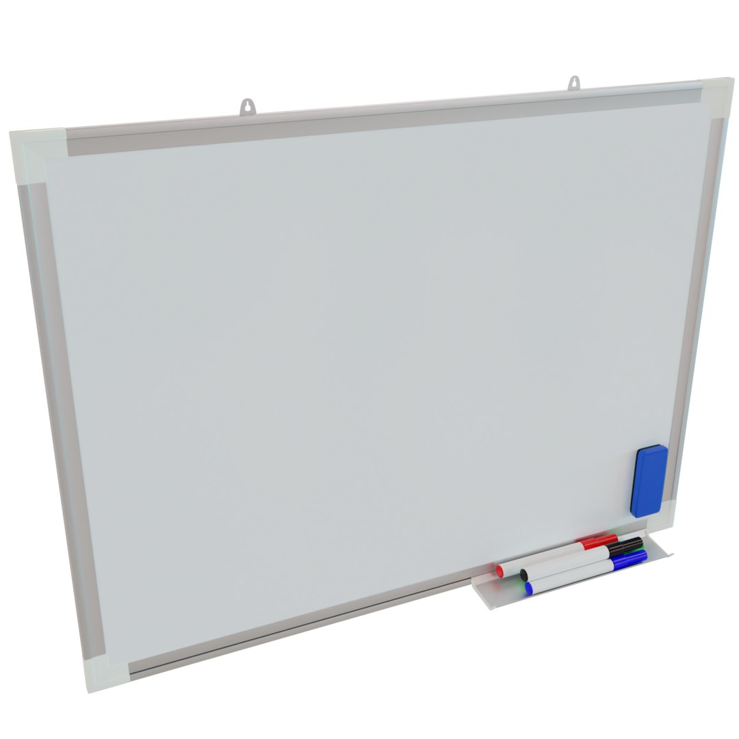 3D whiteboard model - TurboSquid 1571513