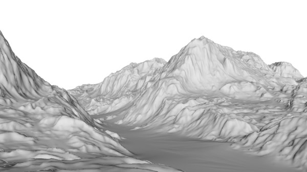 Rocky terrain 3D model - TurboSquid 1571672