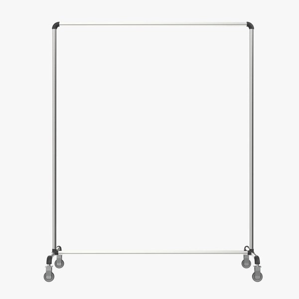 Single bar clothing rack 3D model - TurboSquid 1571683