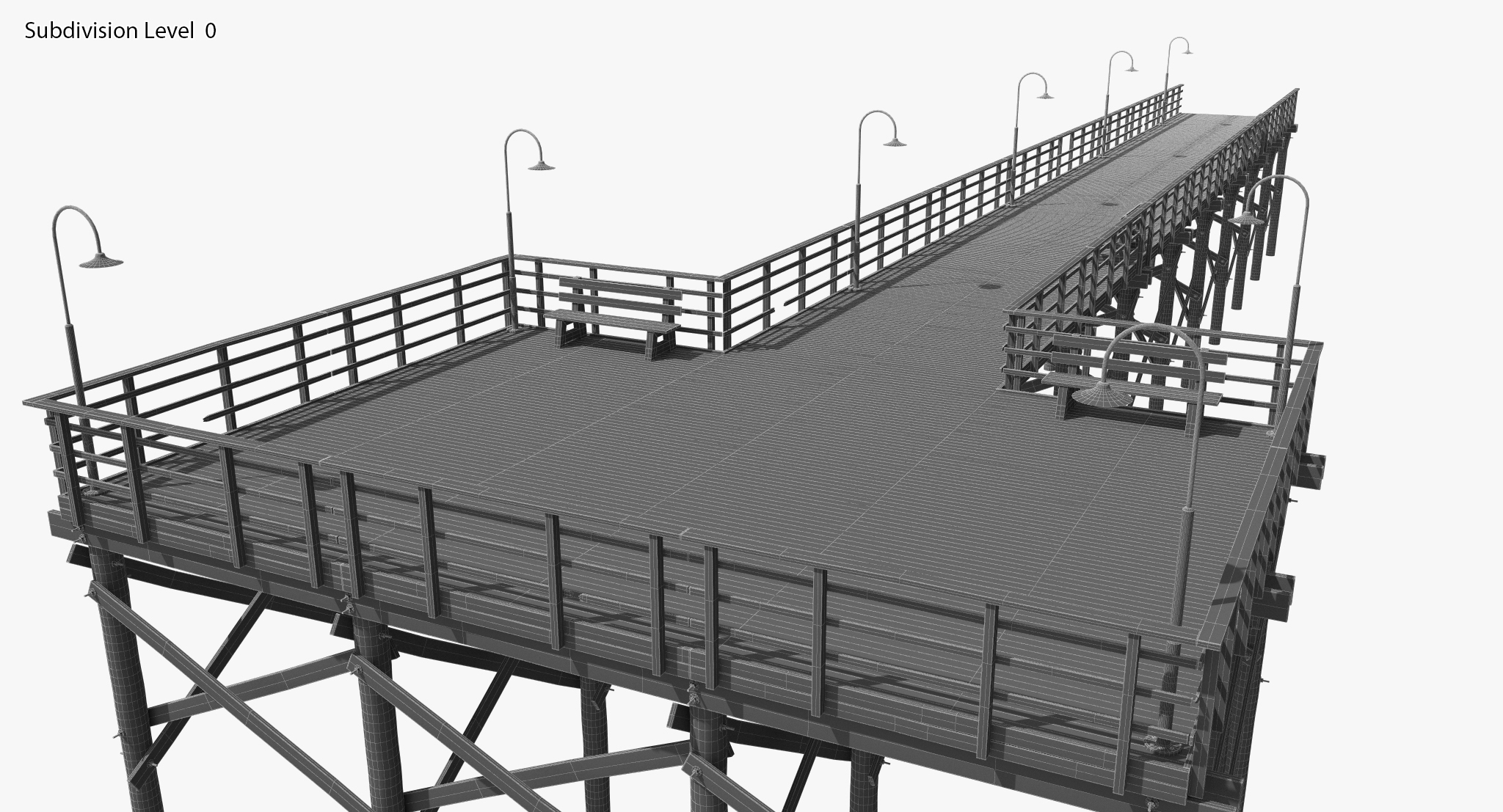 Pier model - TurboSquid 1571731