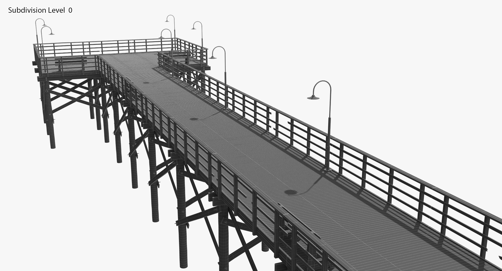 Pier model - TurboSquid 1571731
