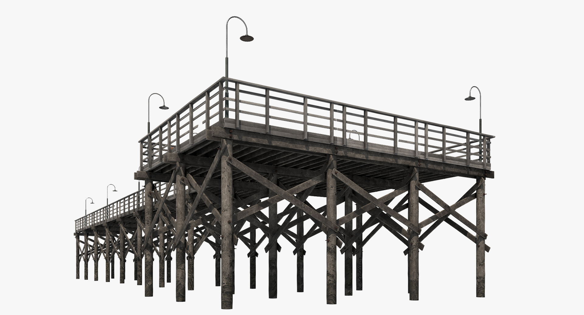Pier model - TurboSquid 1571731
