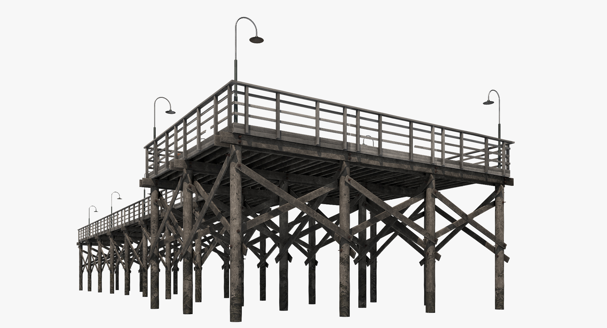 Pier model - TurboSquid 1571731