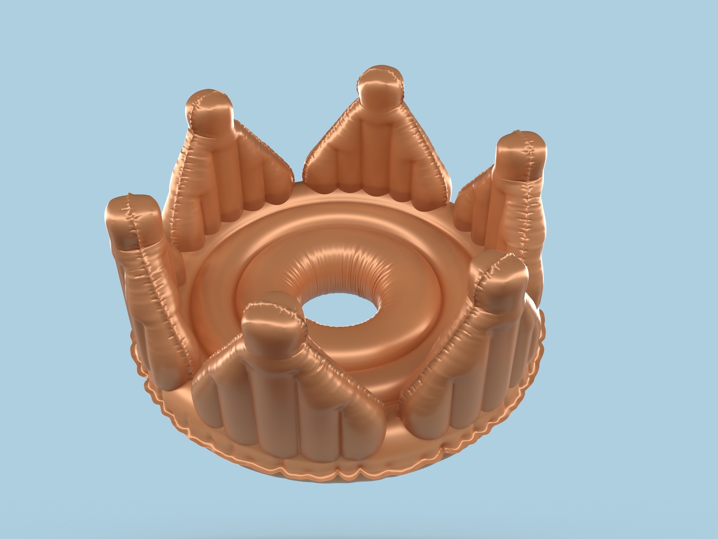 3D model crown inflatable pool toy - TurboSquid 1572229