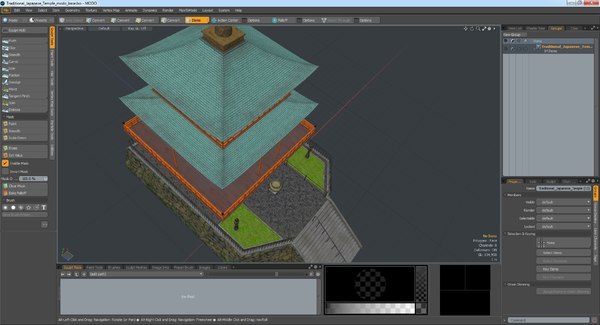 Traditional japanese temple japan 3D model - TurboSquid 1571988