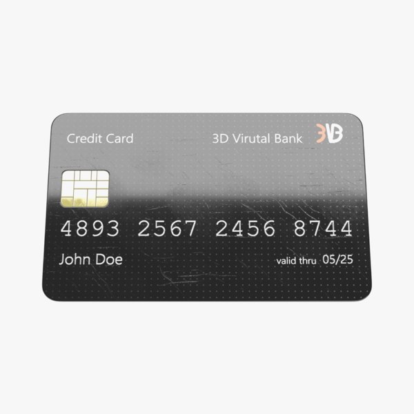 Credit Card 3D Models for Download | TurboSquid