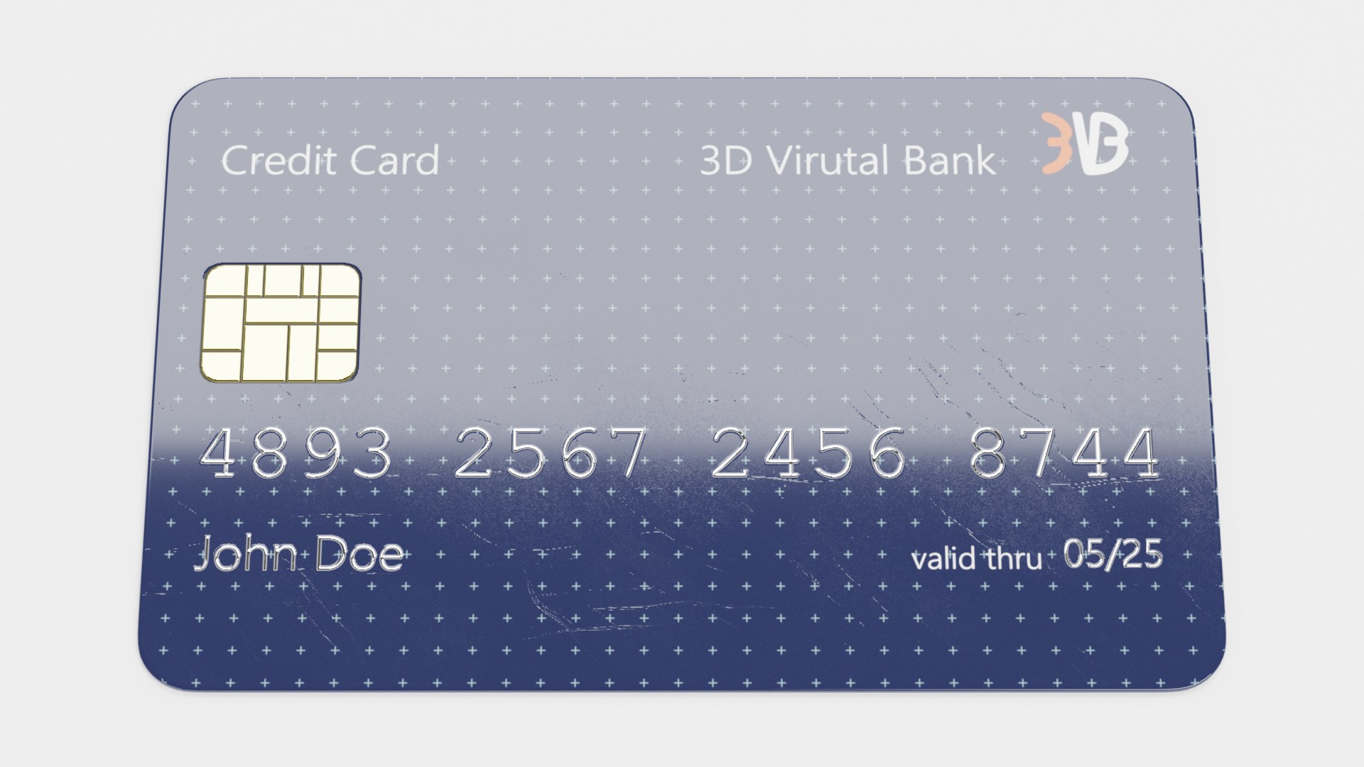 3D credit card 3 - TurboSquid 1571981