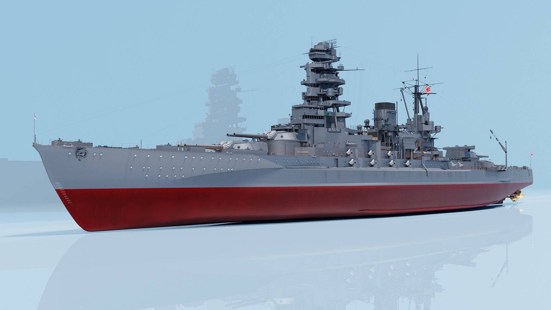 modelo 3d IJN Nagato - TurboSquid 1560933