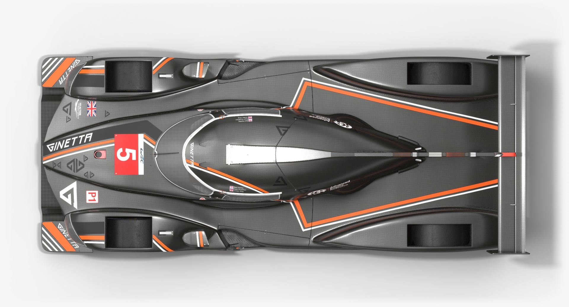 Ginetta g60-lt-p1 wec lmp1 3D model - TurboSquid 1571466