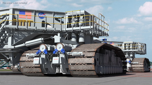 3D nasa missile crawler transporter - TurboSquid 1572152