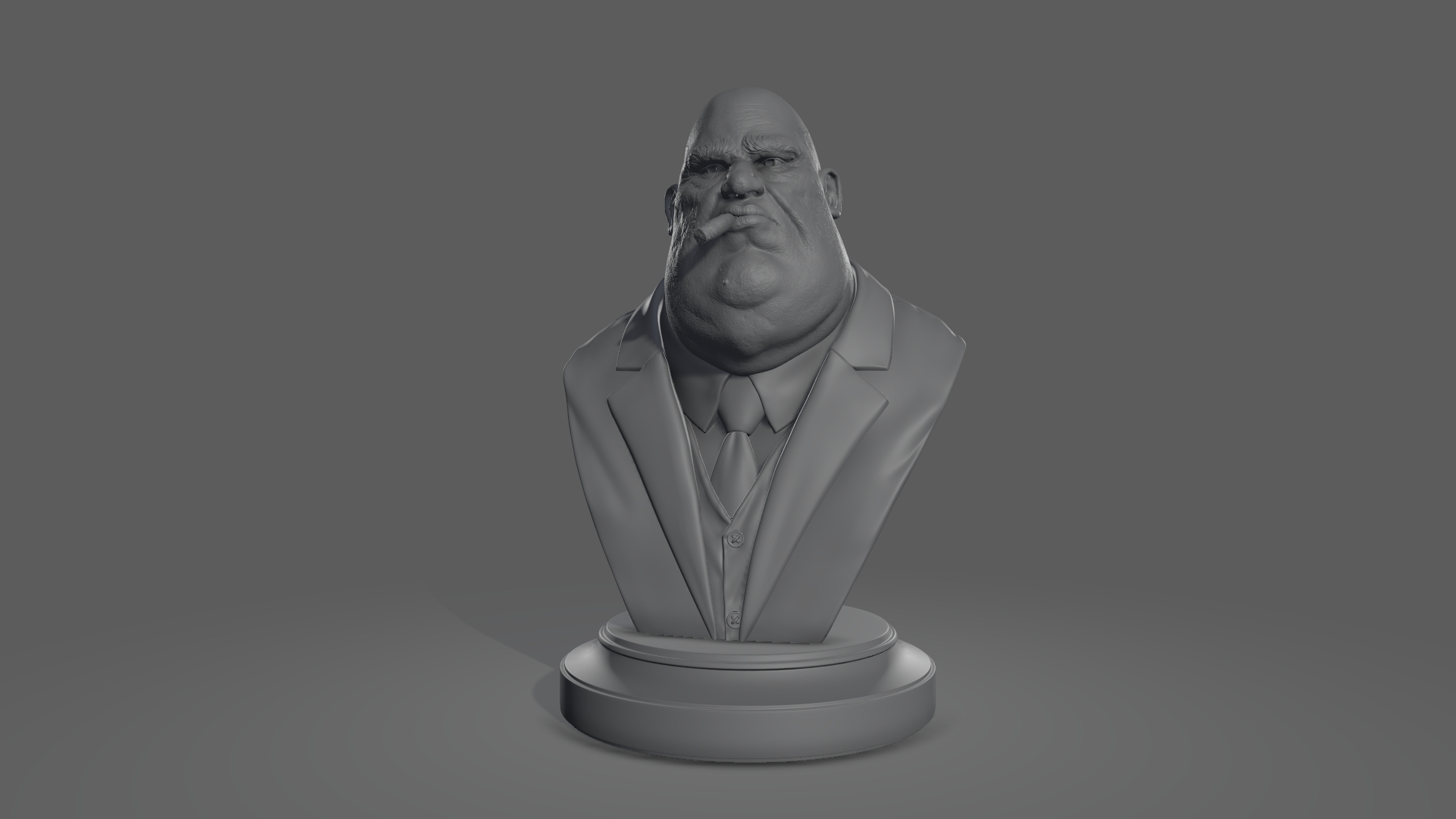 Mafia boss bust variations 3D model - TurboSquid 1564666