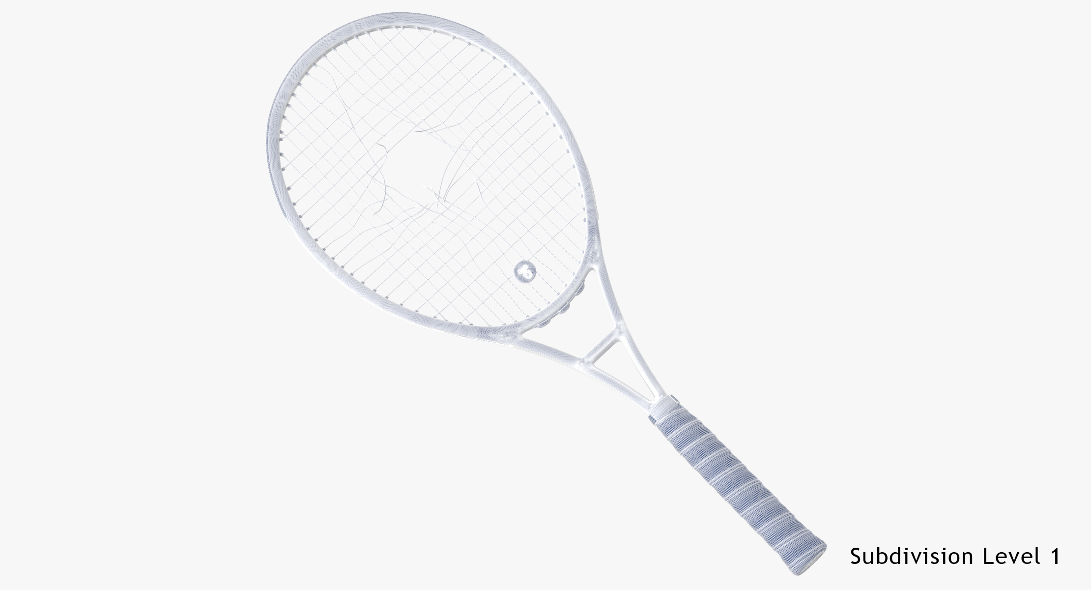 Tennis racket hole model - TurboSquid 1562459