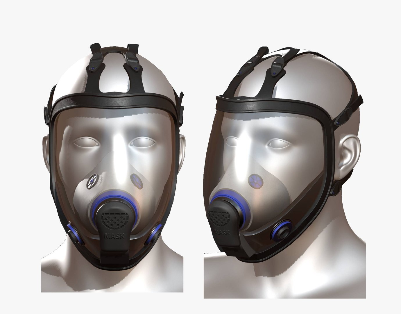 3D model gas mask - TurboSquid 1572218
