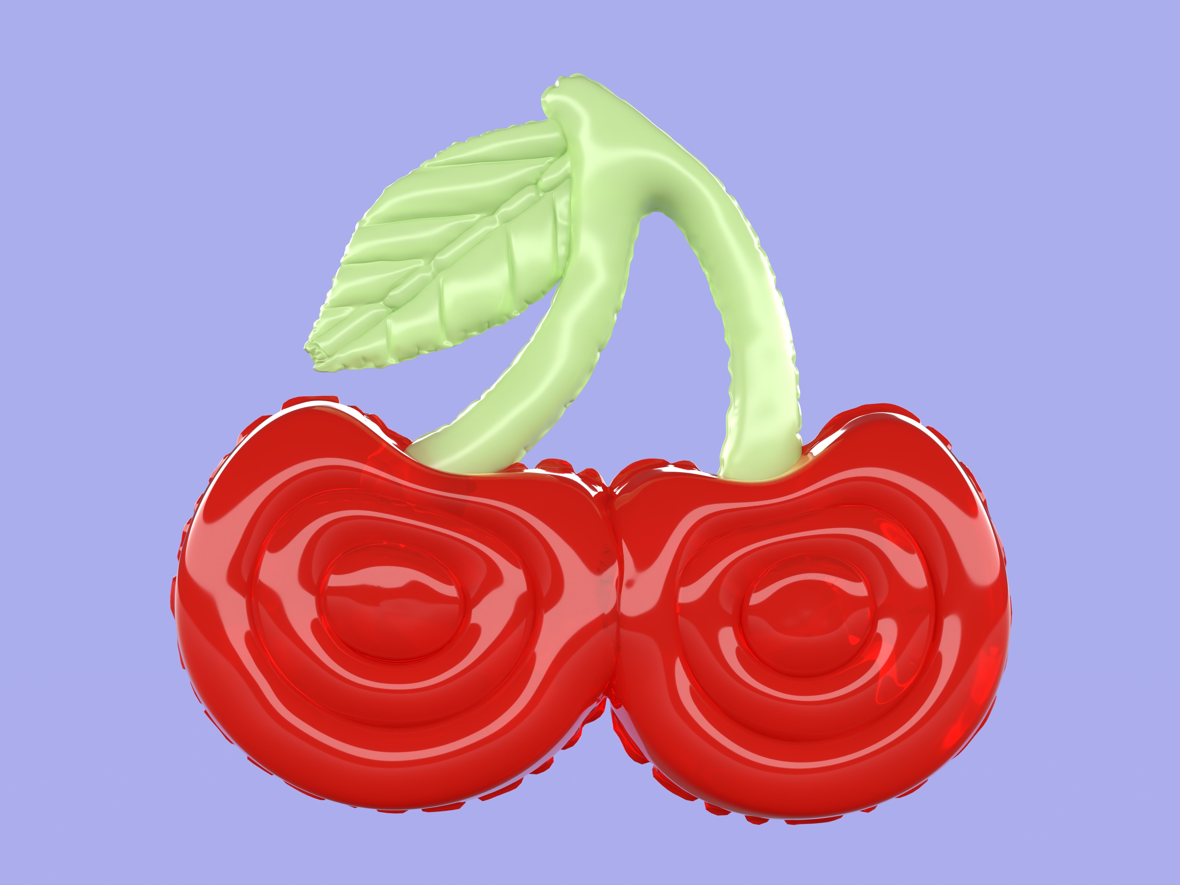 3D cherry inflatable pool toy - TurboSquid 1572319