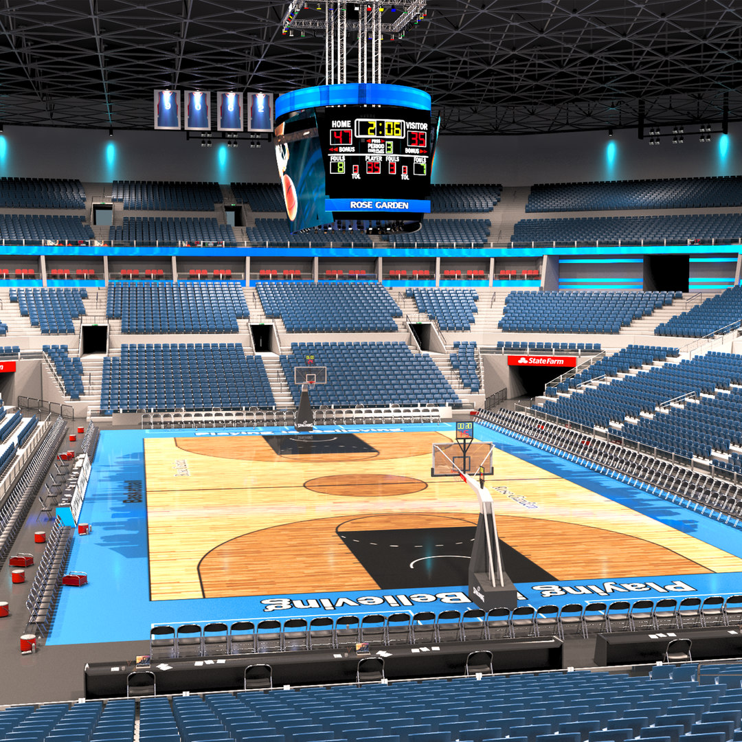 Basketball Arena Interior and Exterior 3D 모델 - TurboSquid 1572339