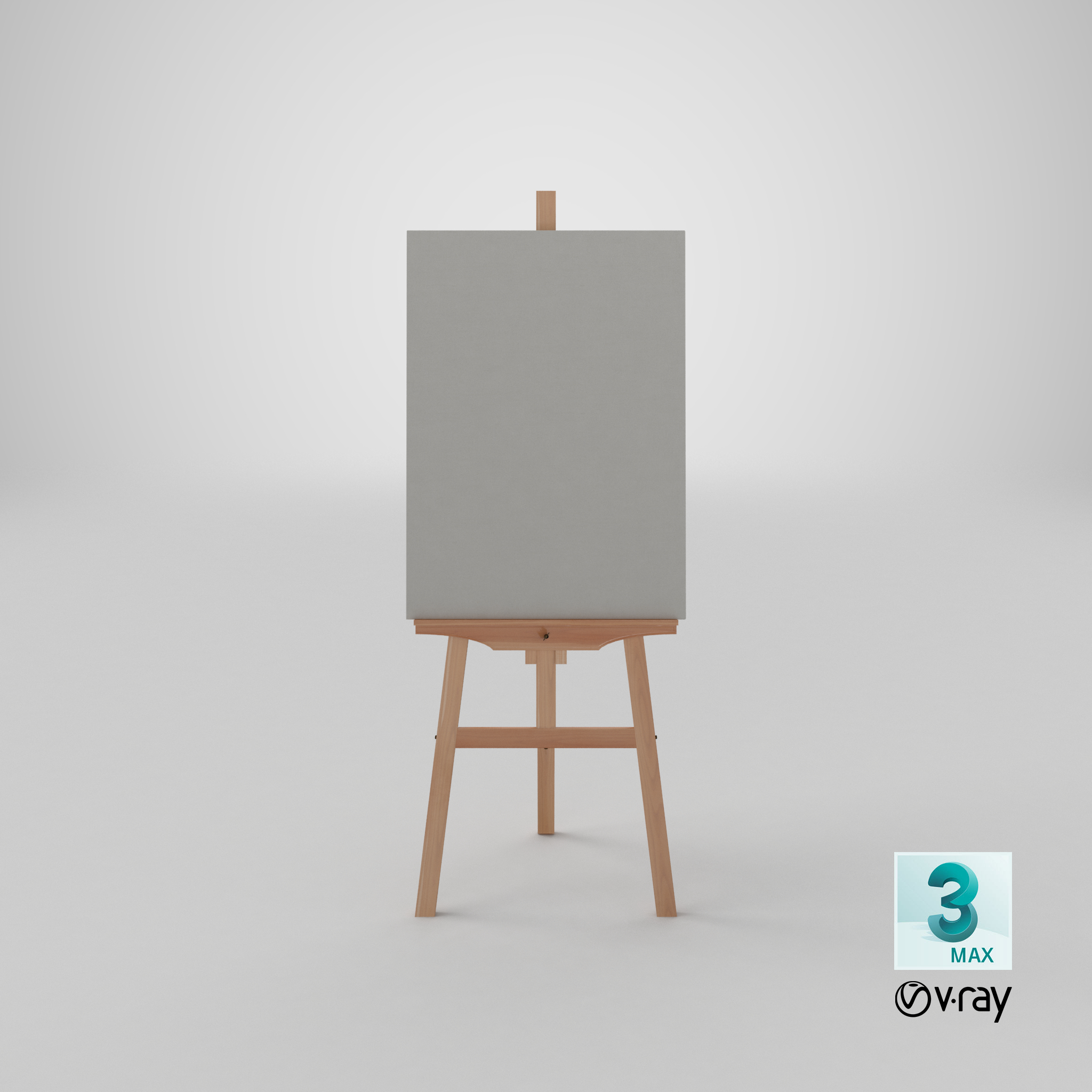 Easel canvas 3D model - TurboSquid 1572505