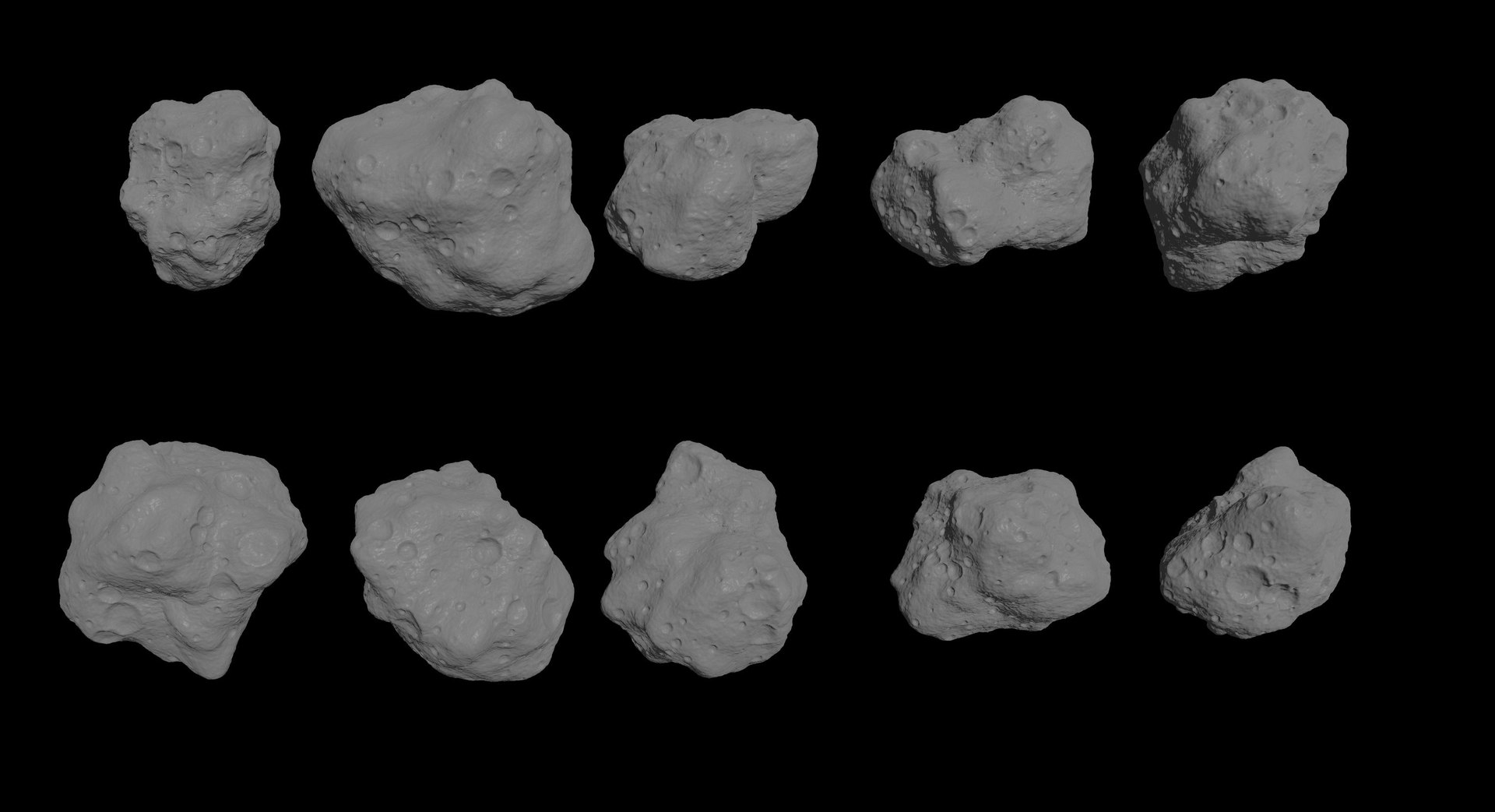 Asteroid 3D model - TurboSquid 1572583