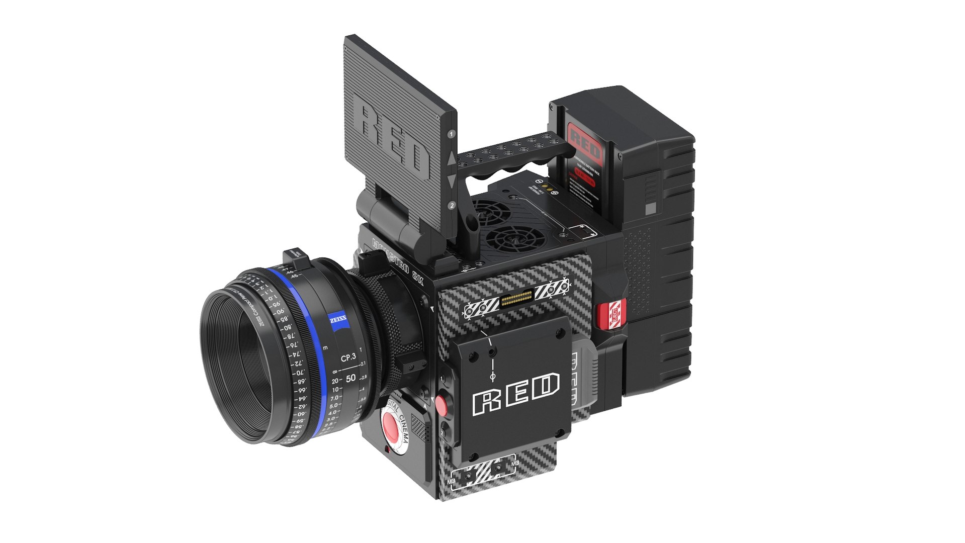 Red weapon camera 3D model - TurboSquid 1572606