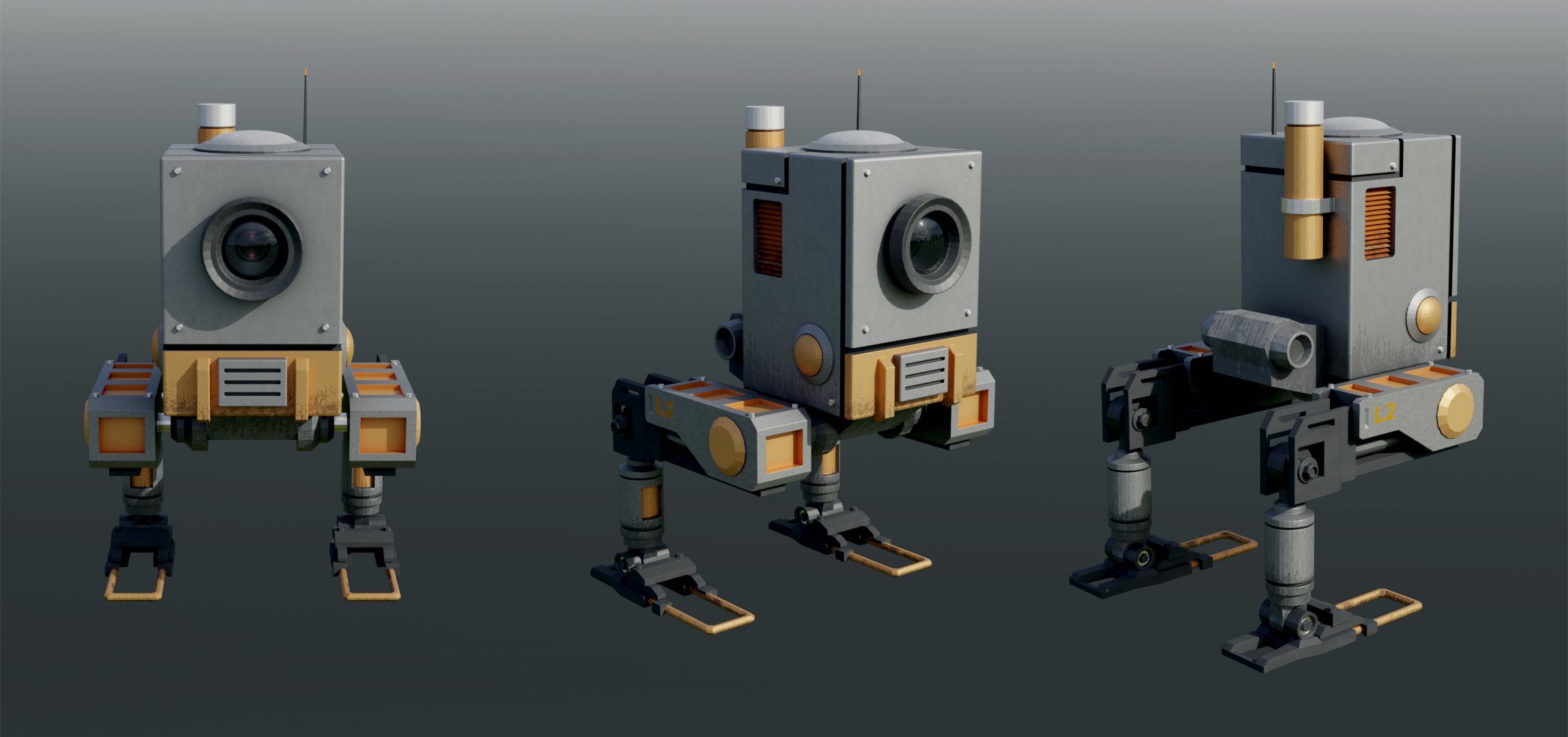 Free robot android character 3D model - TurboSquid 1572707