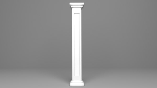 Pilar Quadrado 2 Modelo 3D - TurboSquid 1572714