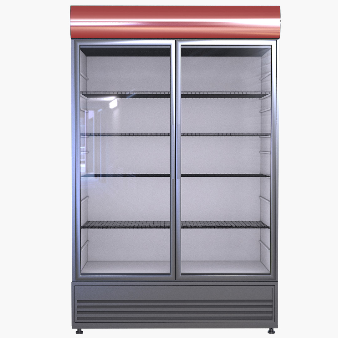 Display refrigerator 3D model - TurboSquid 1572797
