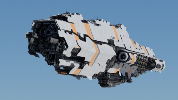 blender spaceship