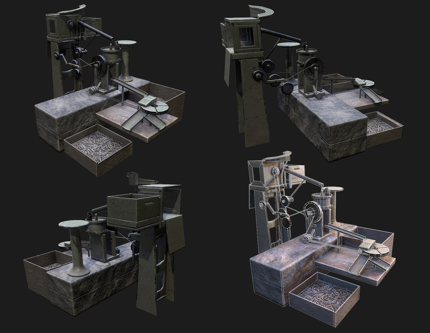 Ammo making machine 3D model - TurboSquid 1572915