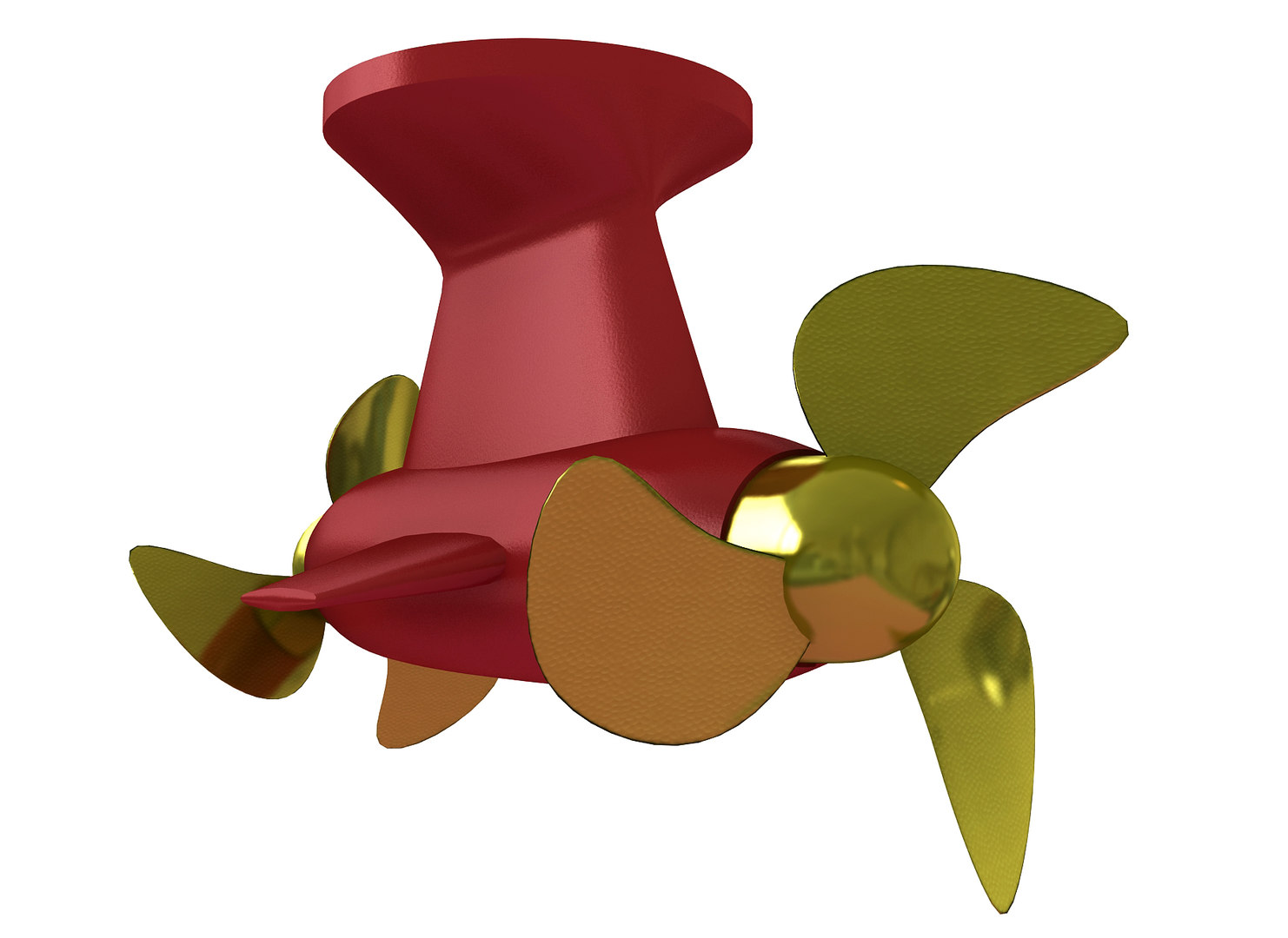 Azimuth thrust thruster 3D model - TurboSquid 1572835