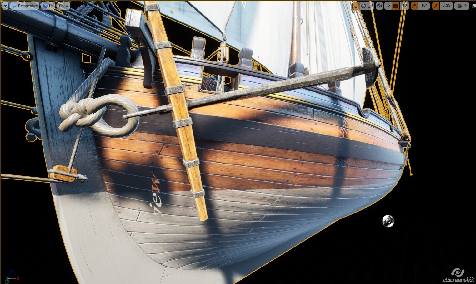 3D модель Резак HMS Alert 1777 - TurboSquid 1572969