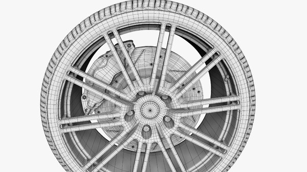 3D alloy wheel - TurboSquid 1573005