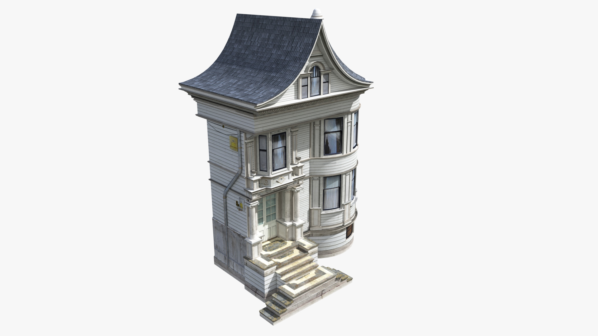 3D victorian house model - TurboSquid 1573011