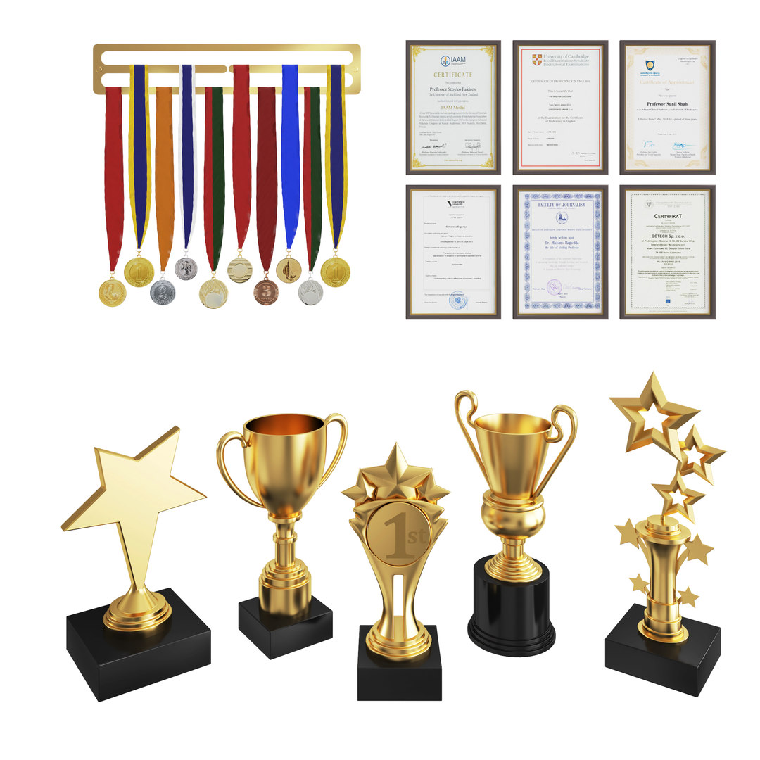 Medal cup 3D model - TurboSquid 1572990