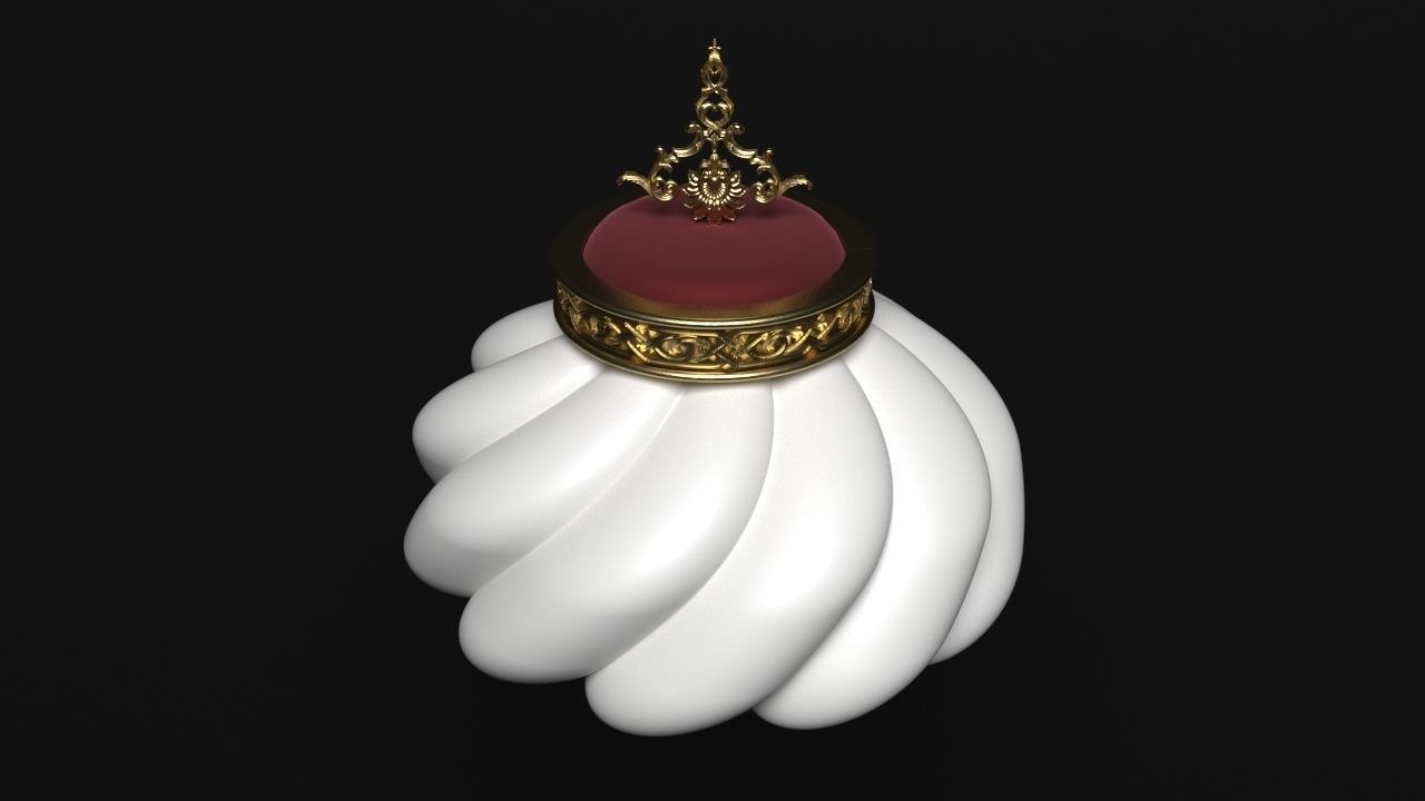 Ottoman sultan turban 3D model - TurboSquid 1573078