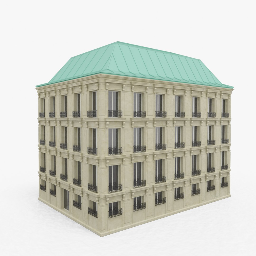Building french 3D - TurboSquid 1573304