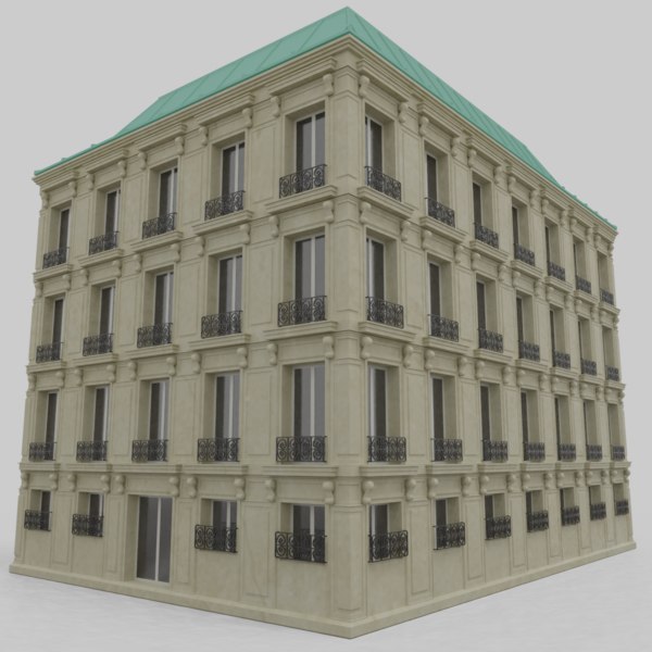 Building french 3D - TurboSquid 1573304