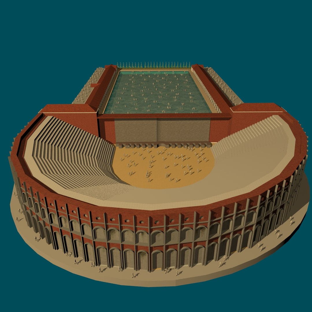 Theatre Odeon Rome antique 3D 모델 - TurboSquid 1573465