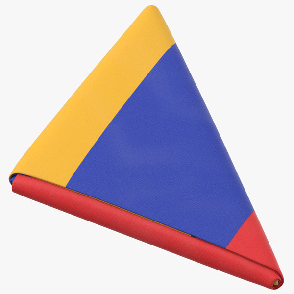 Flag folded triangle armenia 3D model - TurboSquid 1573517