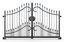 Wrought iron gate 3D model - TurboSquid 1573561
