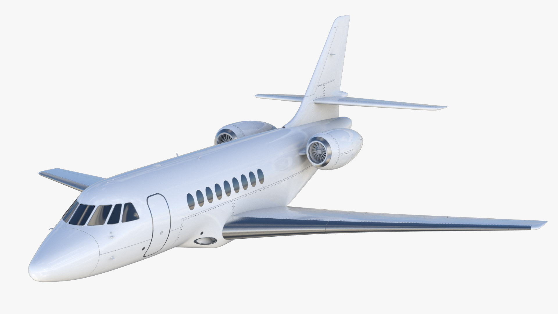 Dassault falcon 2000 3D model - TurboSquid 1573743