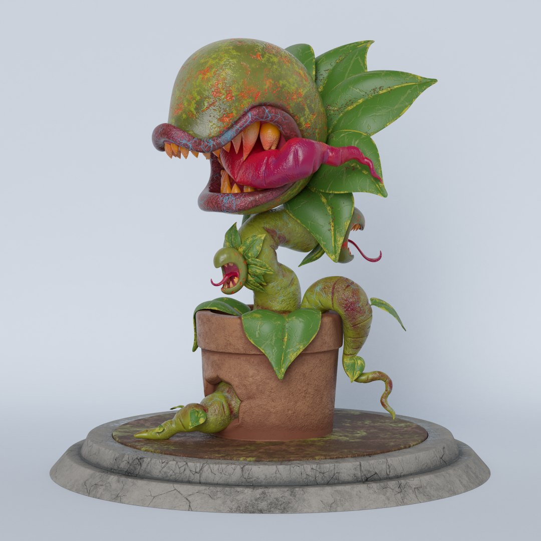 Monster plant model - TurboSquid 1573820