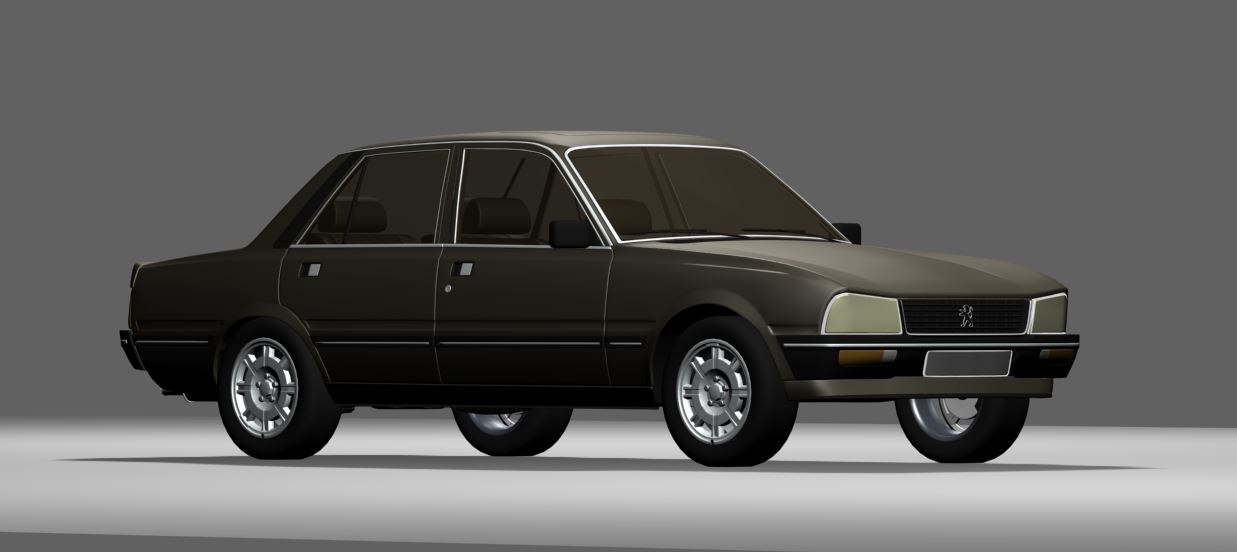 French car peugeot 505 model - TurboSquid 1573606