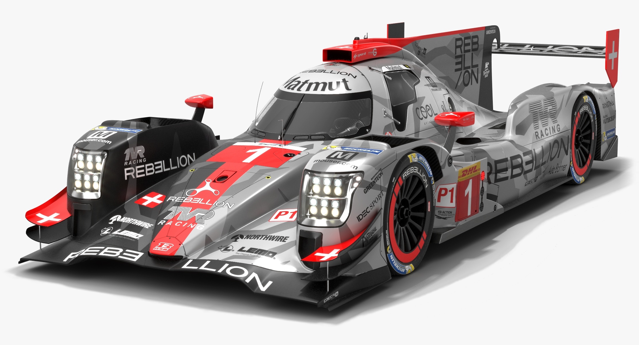 3D wec lmp1 season 2019 model - TurboSquid 1573896