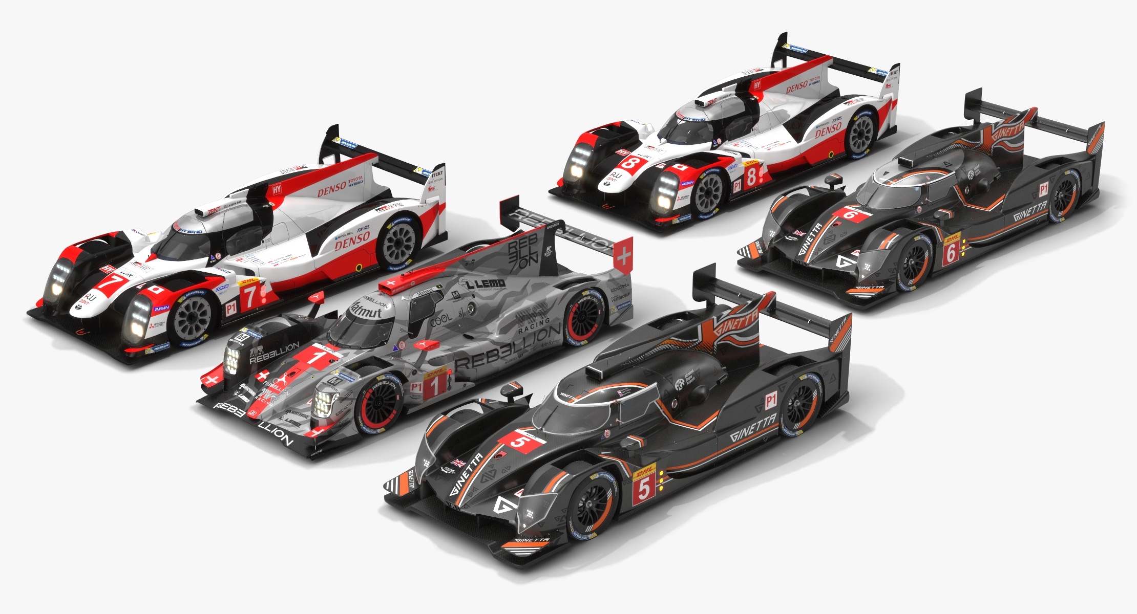 3D wec lmp1 season 2019 model - TurboSquid 1573896