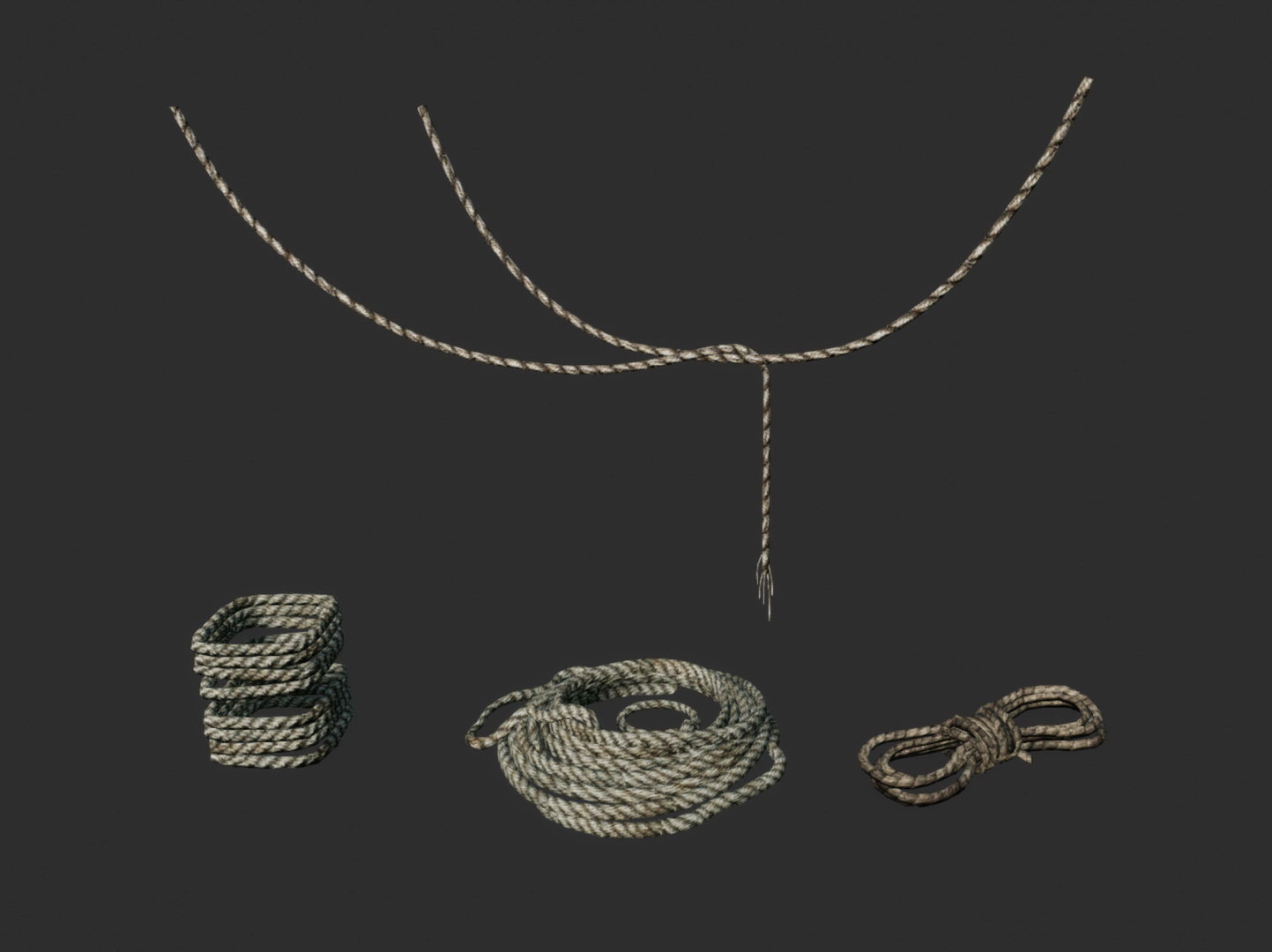 Set rope 3D model - TurboSquid 1573881