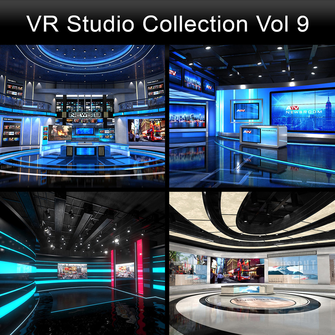 3D model virtual studios collections - TurboSquid 1573889