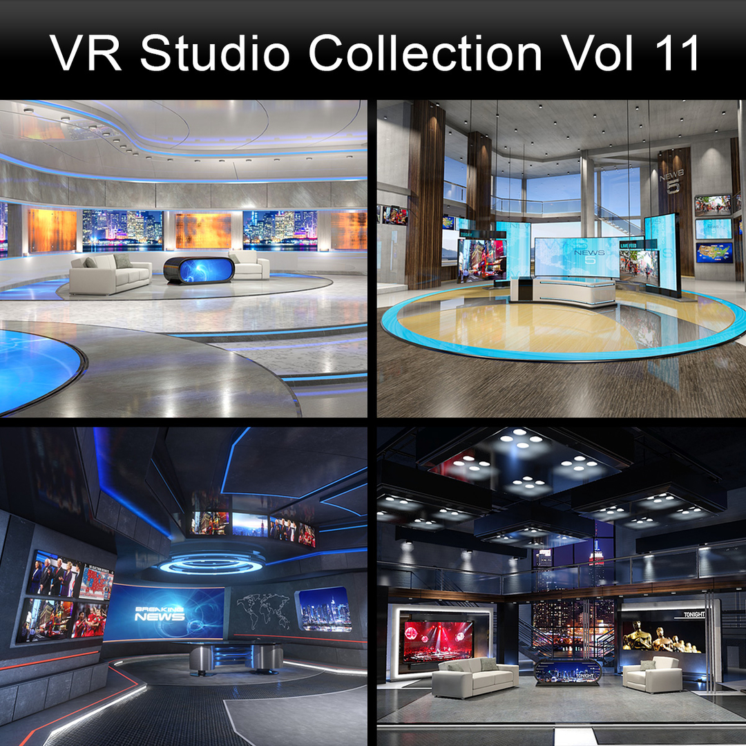 Virtual studios collections model - TurboSquid 1573963